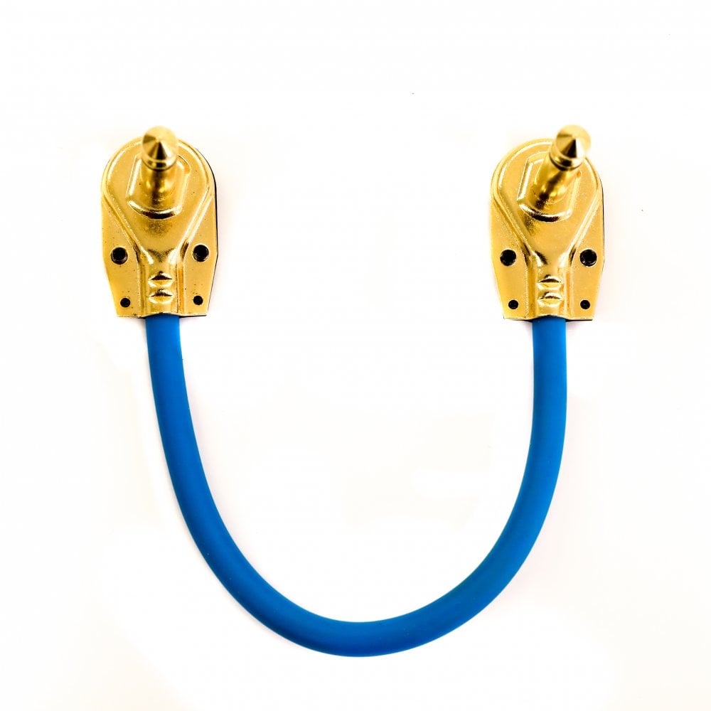 Guitar Patch Lead 6.35mm 1/4 Pancake Angled Jack / Effects Pedal FX In ...